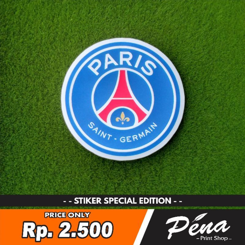 Jual Sticker Stiker Bola PSG Paris Saint Germain Liga Perancis | Shopee ...