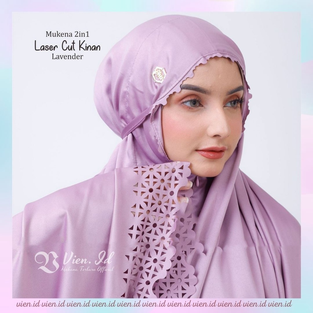 Jual vien.id - mukena dewasa 2 in 1 satin silk premium adem model ...