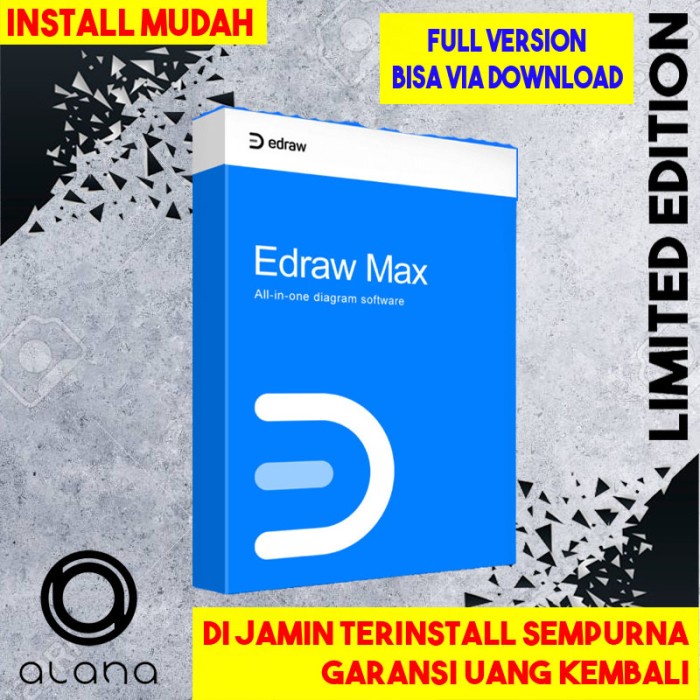 Jual (READY) [GARANSI] Edraw Max 10 Diagram Chart Graph - FULL VERSION | Shopee Indonesia