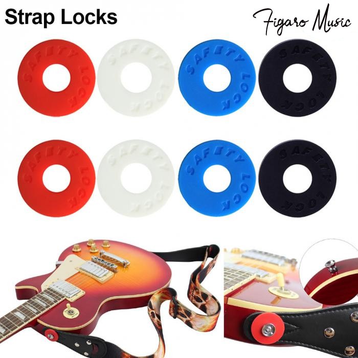Jual Gitar Strap Safety Lock Rubber - Strap Lock Guitar Bass Indonesia ...