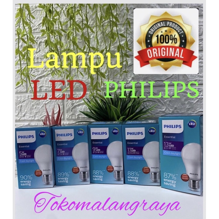 Jual lampu led philips/lampu bohlam philips led | Shopee Indonesia