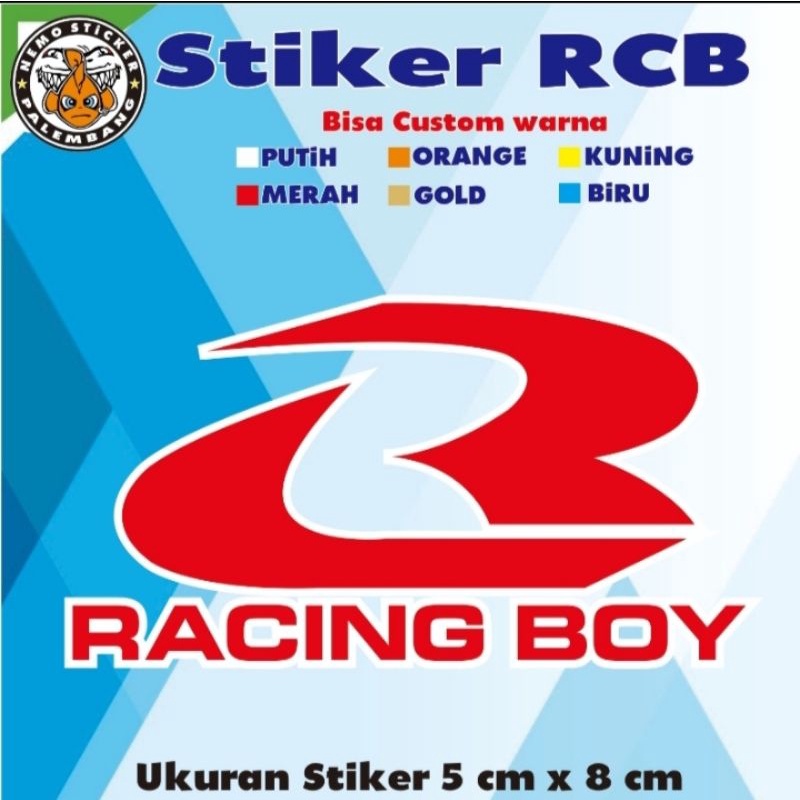 Jual stiker racing boy cutting stiker (BISA COD) | Shopee Indonesia