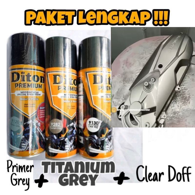 Jual Paket Lengkap Pilok Pylox Diton Premium Primer Grey + Titanium ...