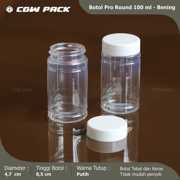 Jual Botol Pro Round 100 ml / Botol Kapsul 100 ml - Bening | Shopee ... Jual Botol Pro Round 100 ml / Botol Kapsul 100 ml - Bening | Shopee ...