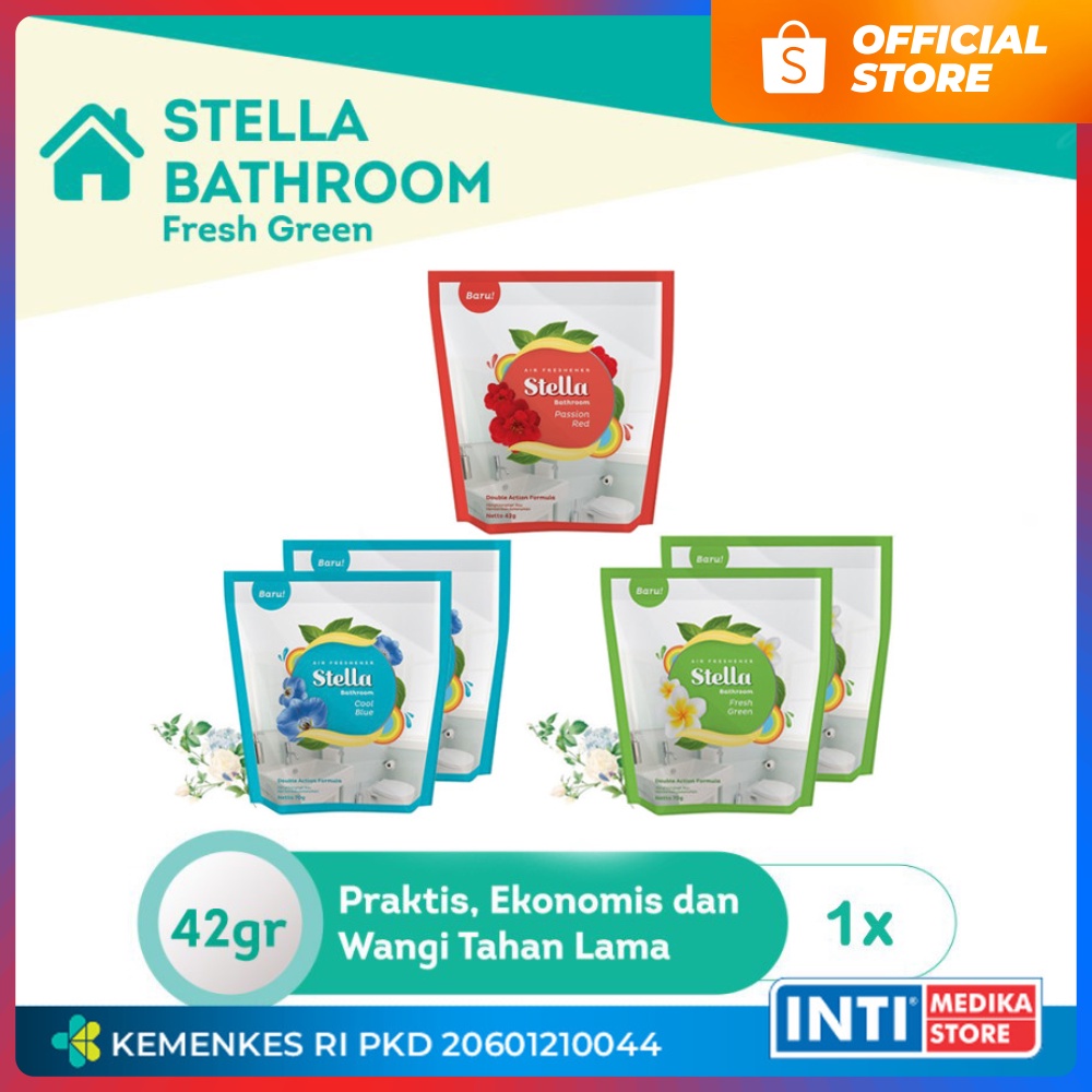 Jual STELLA - Air Freshener BATHROOM 42gr | Pewangi Ruangan Kamar Mandi ...