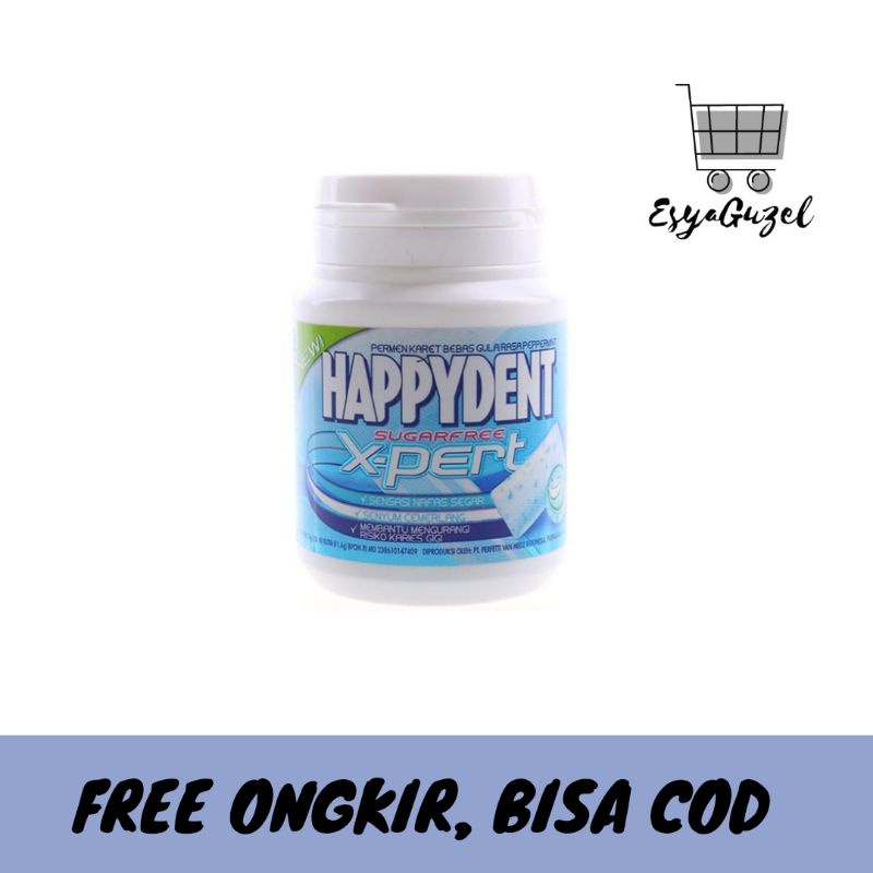 Jual HAPPYDENT X-pert Peppermint 56g | Shopee Indonesia