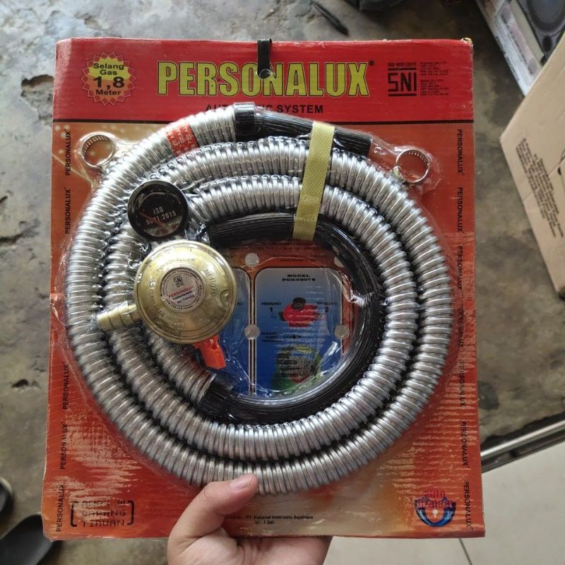 Jual Selang Regulator Gas Personalux Paket ( Kepala Regulator + Selang ...