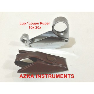 Jual Kaca Pembesar Hand Lens Lup Geologi Loupe Ruper 10x 20x | Shopee ...