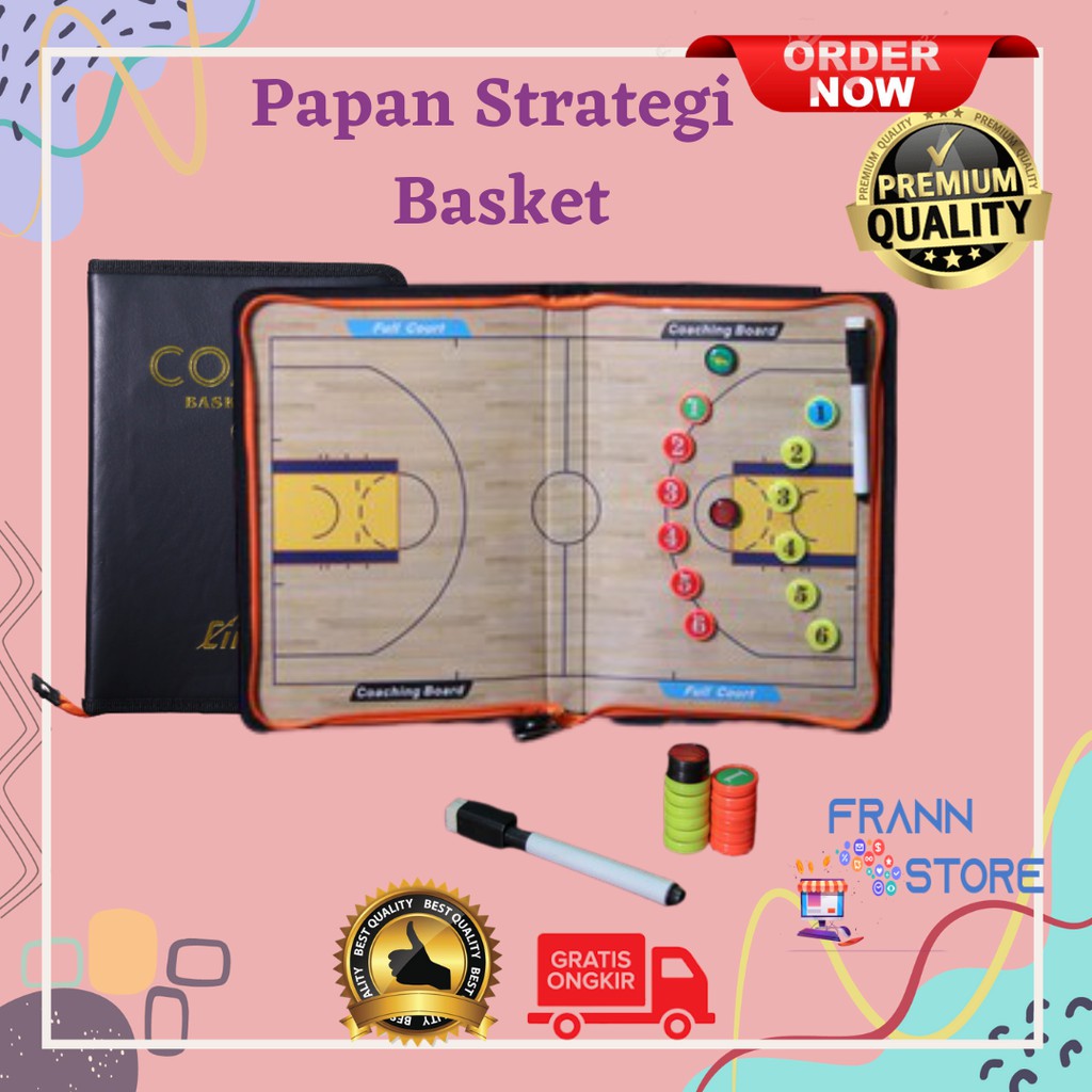 Jual Papan Strategi Basket Papan Coach Lapangan Basket Coach Board ...