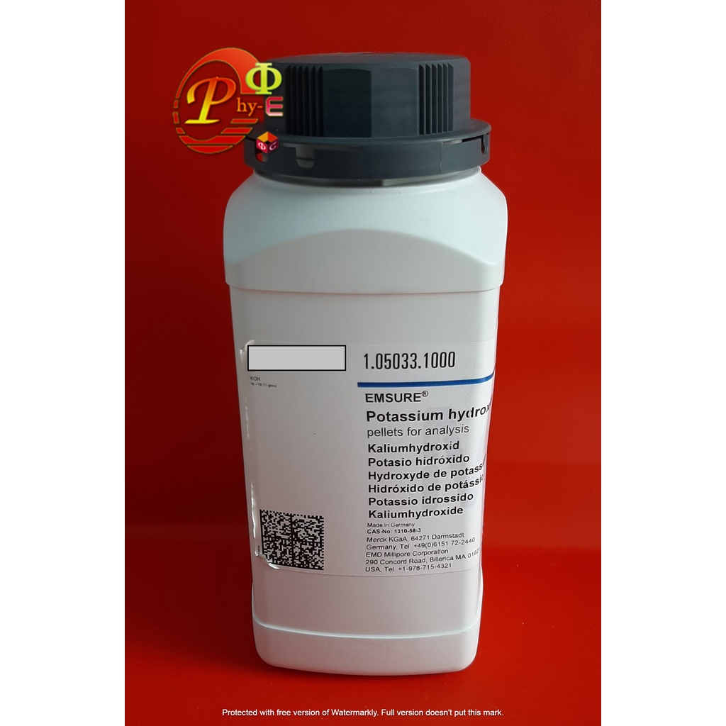 Jual Potassium Hydroxide / Kalium Hidroksida / KOH Analis MERCK Per 10 ...