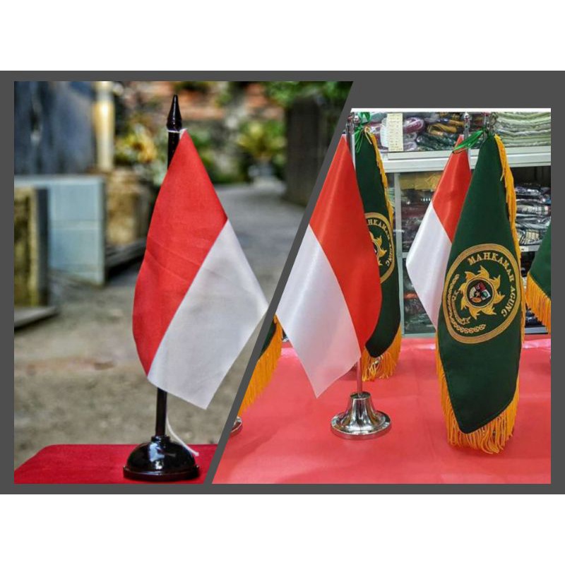 Jual bendera meja satu set. | Shopee Indonesia
