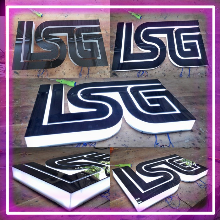 Jual LOGO NYALA LED 3D Resto Cafe Toko Store Office Sign Letter ...