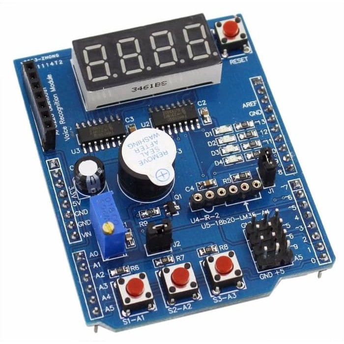 Jual Arduino Multifunction Shield Learning Kit Module Belajar Arduino