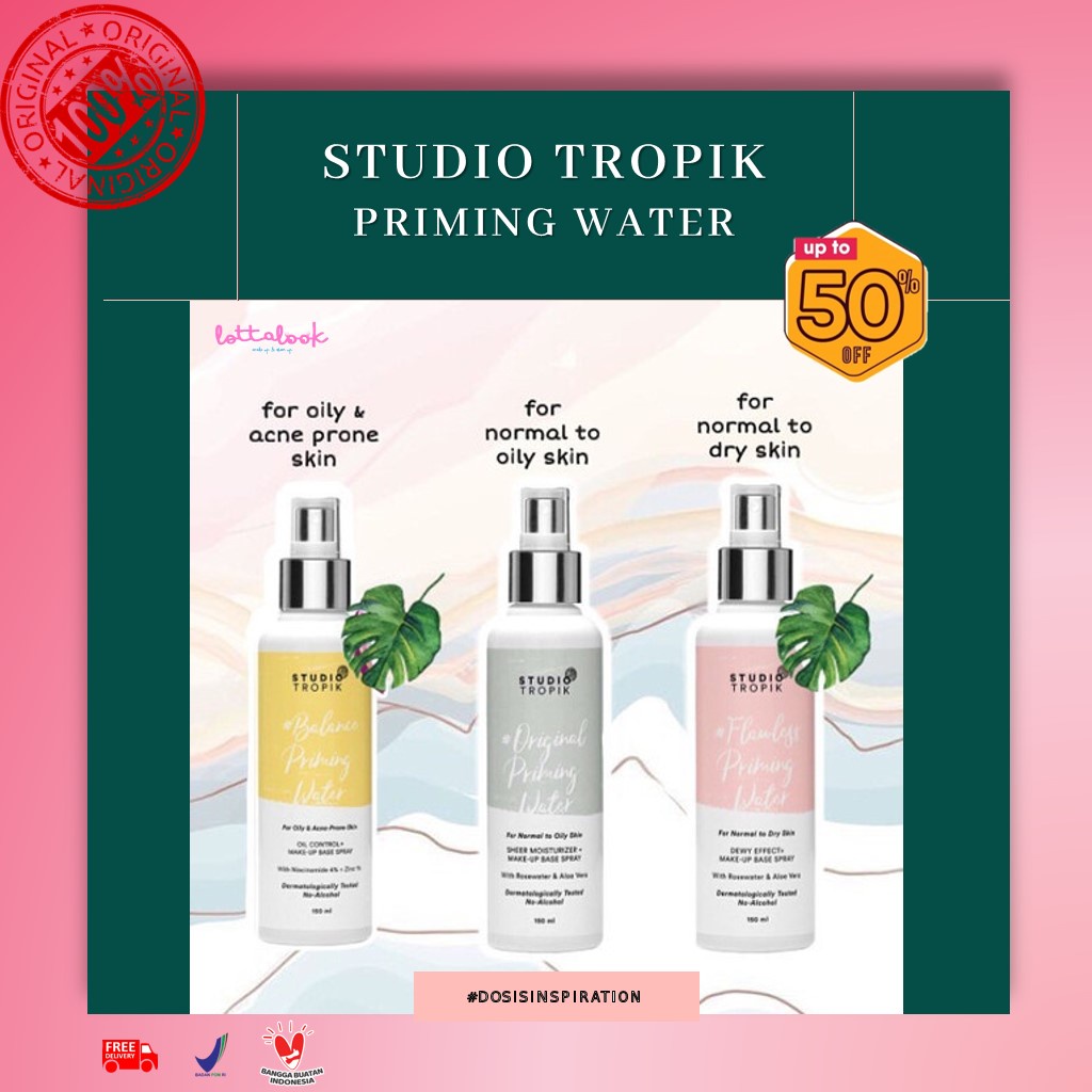 Jual STUDIO TROPIK PRIMING WATER (Free Bubble Wrap & Kardus) | Shopee ...