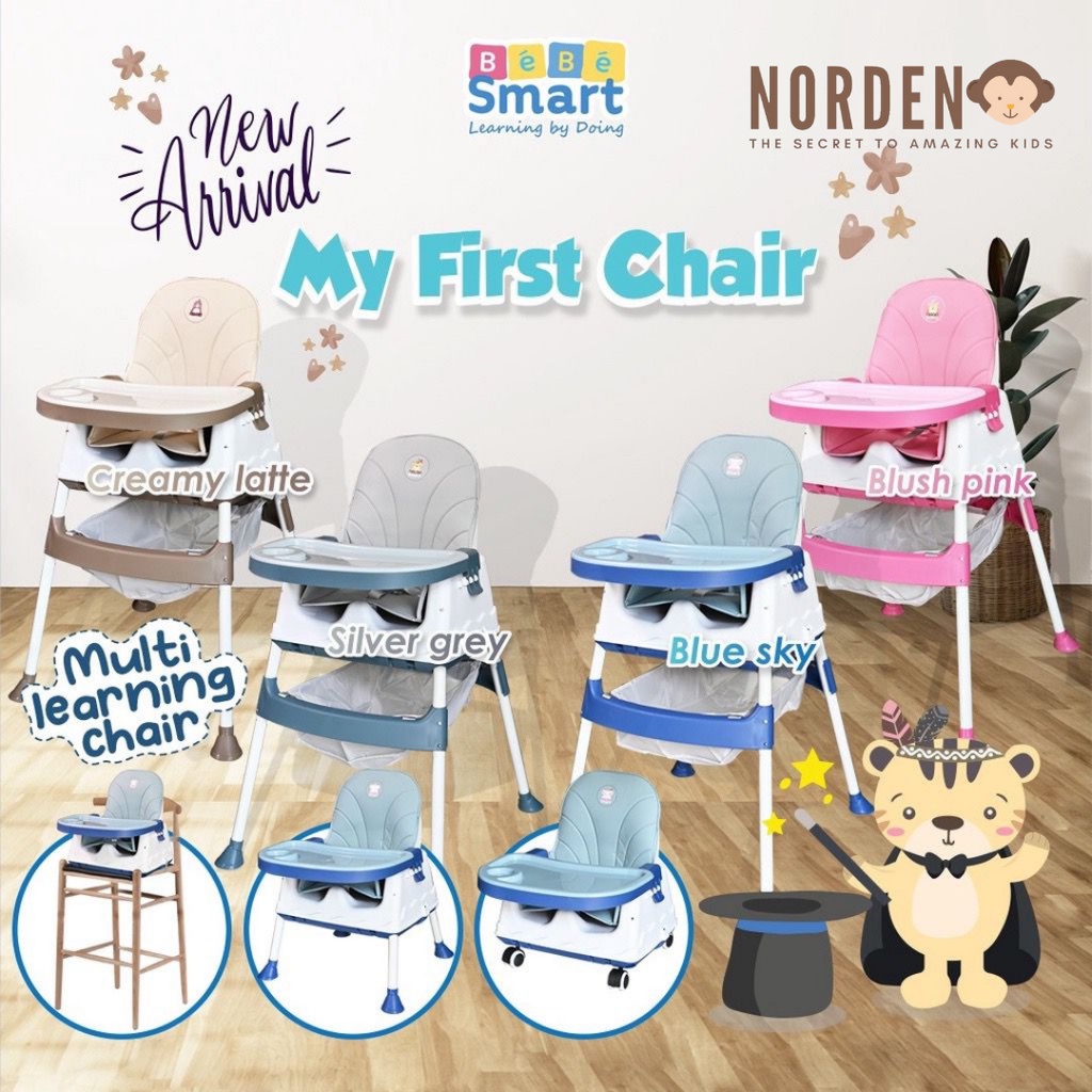 Jual Bebe Smart My First Chair BBS 609 610 611 612 / Kursi Tinggi Bayi | Shopee Indonesia