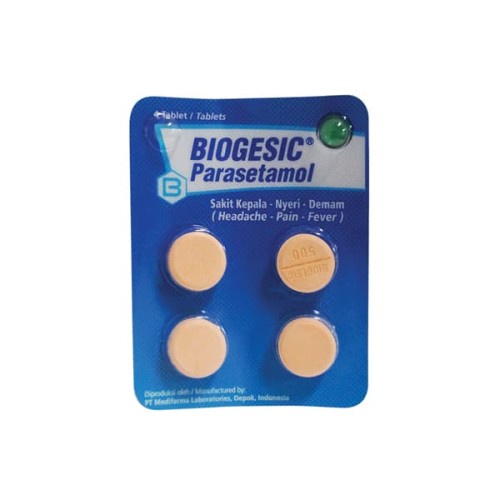 Jual Biogesic Tablet 1 Blister (Untuk Sakit kepala dan Demam) | Shopee ...