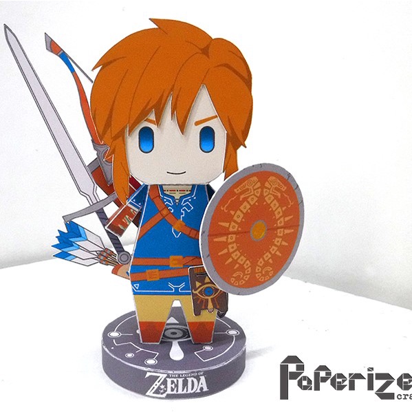 Jual The Legend of Zelda : BOTW - Link Papercraft | Shopee Indonesia