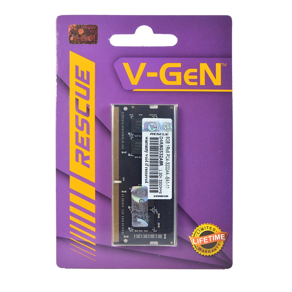 Jual RAM DDR4 SODimm V-GeN RESCUE 8GB PC25600/3200Mhz | Shopee Indonesia Jual RAM DDR4 SODimm V-GeN RESCUE 8GB PC25600/3200Mhz | Shopee Indonesia