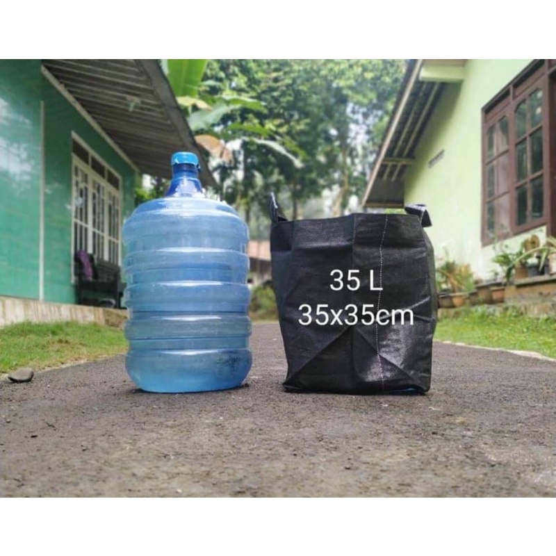 Jual PLANTER BAG MURAH UKURAN 35L : 35CMX35CM (POT TANAMAN) | Shopee ...