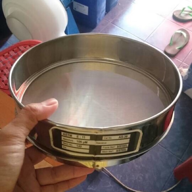 Jual Sieve ayakan diameter 20cm, tersedia ukuran mesh : 4, 8, 14, 18 ...