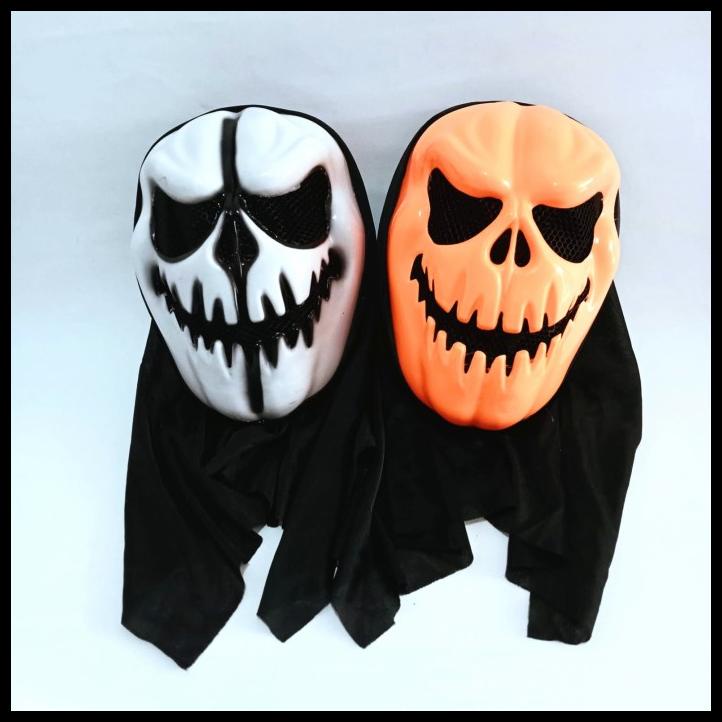 Jual Topeng Halloween Labu Topeng Hantu Seram Scary Mask Costum Party ...