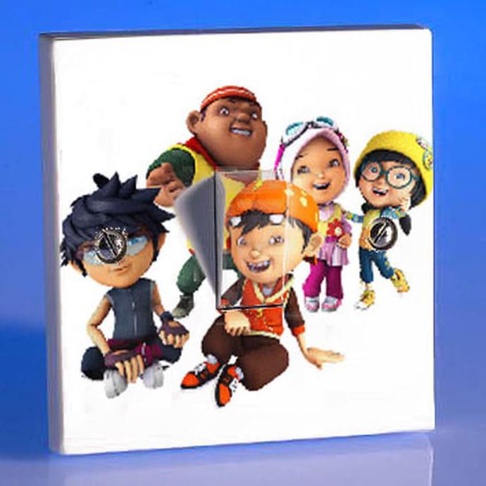 Jual Sale Stiker Sticker Tombol Lampu Saklar Lampu Boboi Boy Team Teman ...