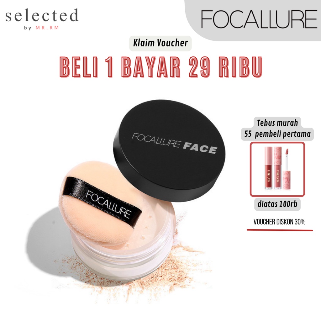 Jual FOCALLURE Super Fine Loose Powder Setting Powder | Shopee Indonesia