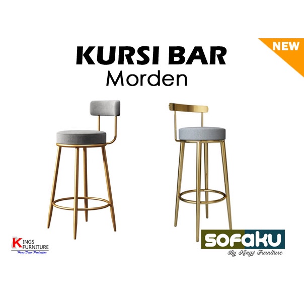 Jual MORDEN Kursi Bar - Kursi Velvet Cafe Resto - Kursi Kafe Kitchen ...