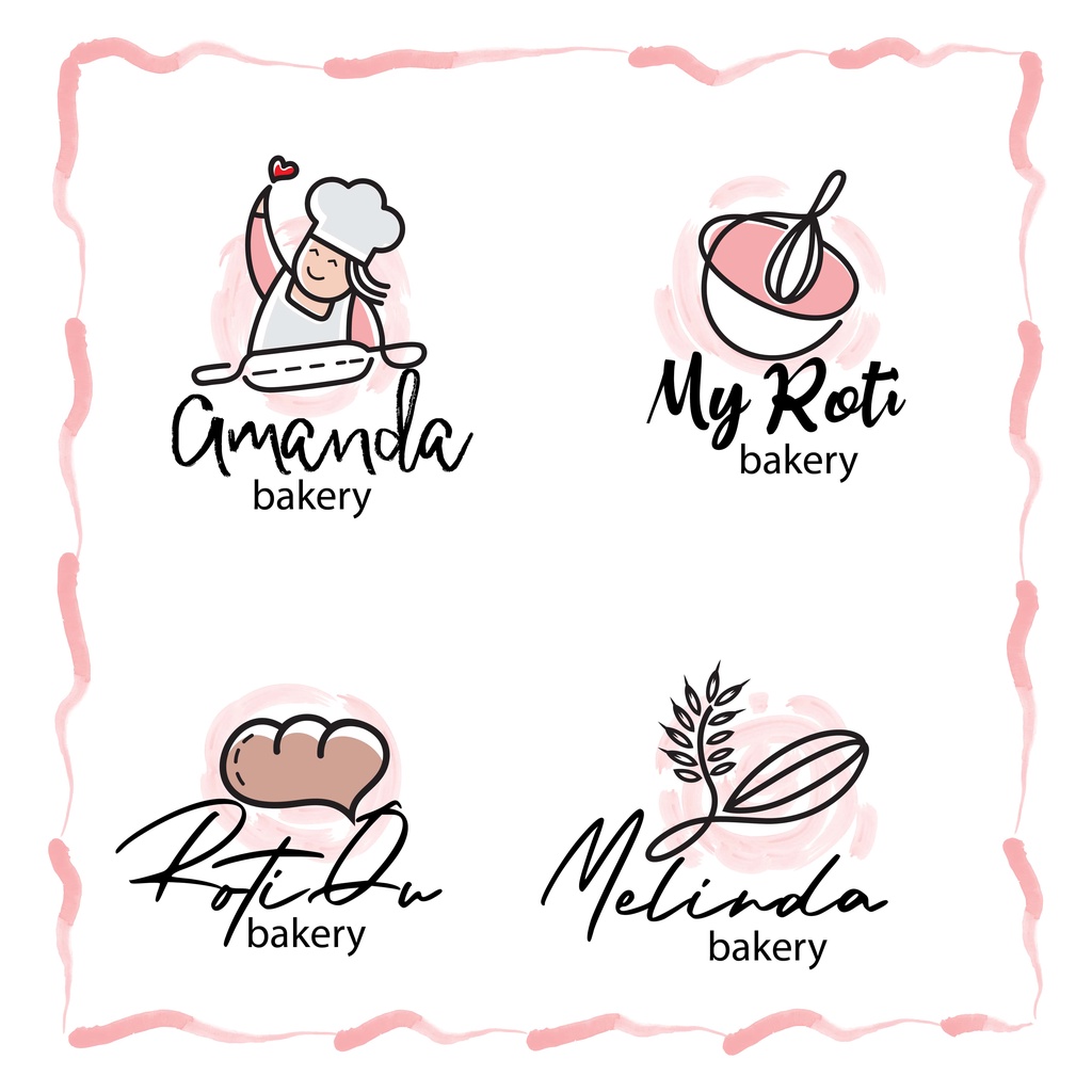 Jual JASA DESAIN LOGO OLSHOP MURAH ( logo produk roti, toko bahan roti ...