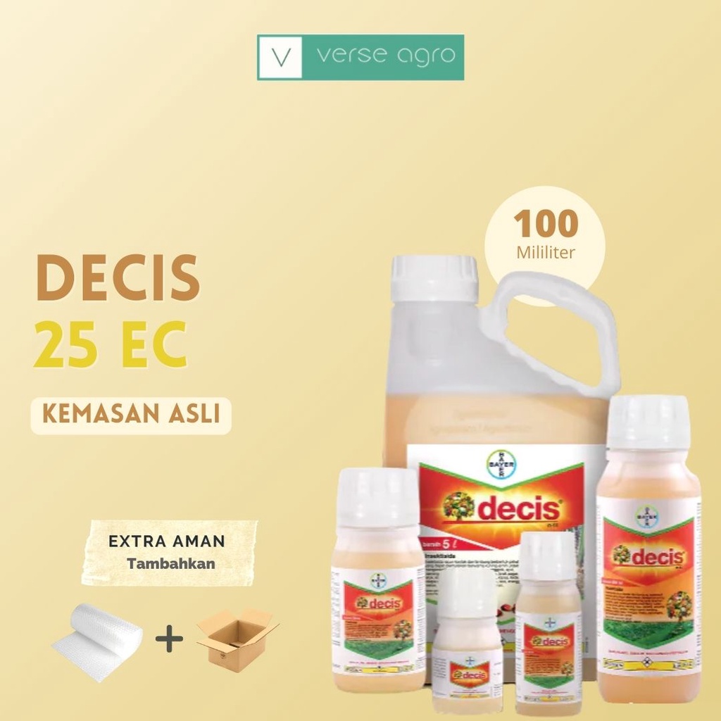 Jual DECIS 25 EC 100 ML INSEKTISIDA PESTISIDA OBAT PEMBASMI HAMA BAYER ...