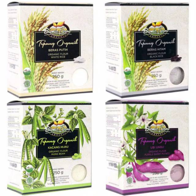 Jual TEPUNG ORGANIK BERAS Bionic Farm | Shopee Indonesia