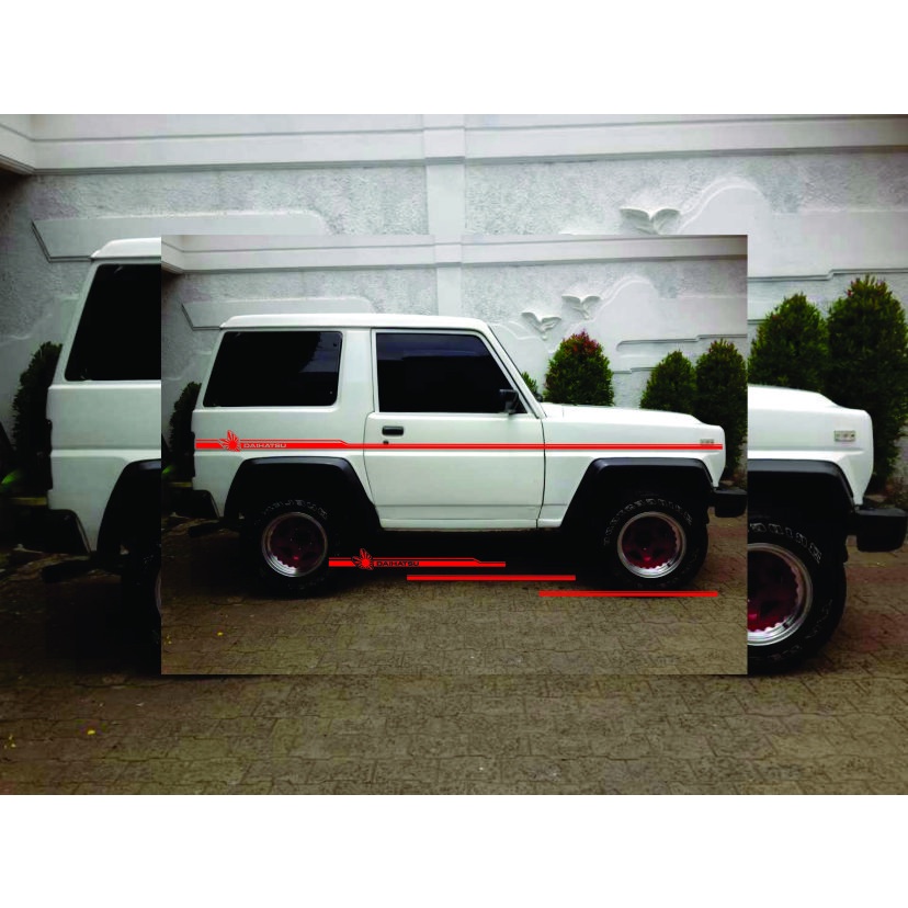 Jual Sticker Decals Lis Body Taft GT JDM Style | Shopee Indonesia