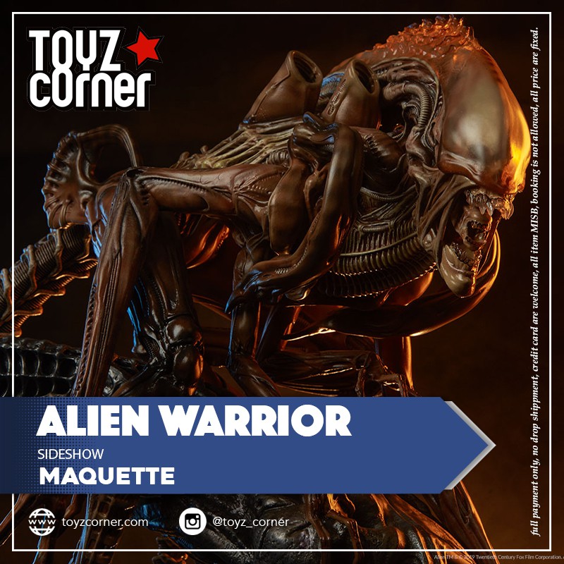 Jual Toyz Corner - Sideshow #400317 Alien Warrior Mythos Maquette ...