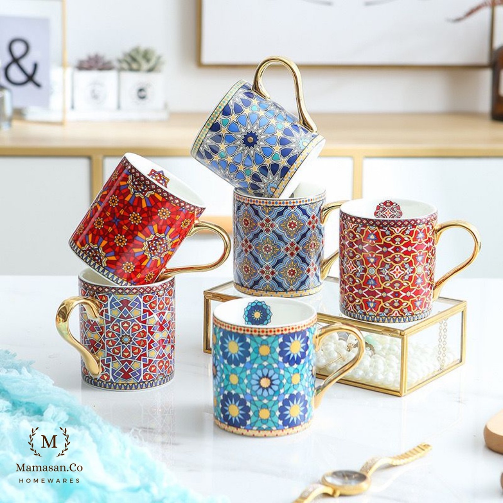 Jual Moroccan Vintage Mug | Gelas Keramik Moroccan by Mamasan Co ...
