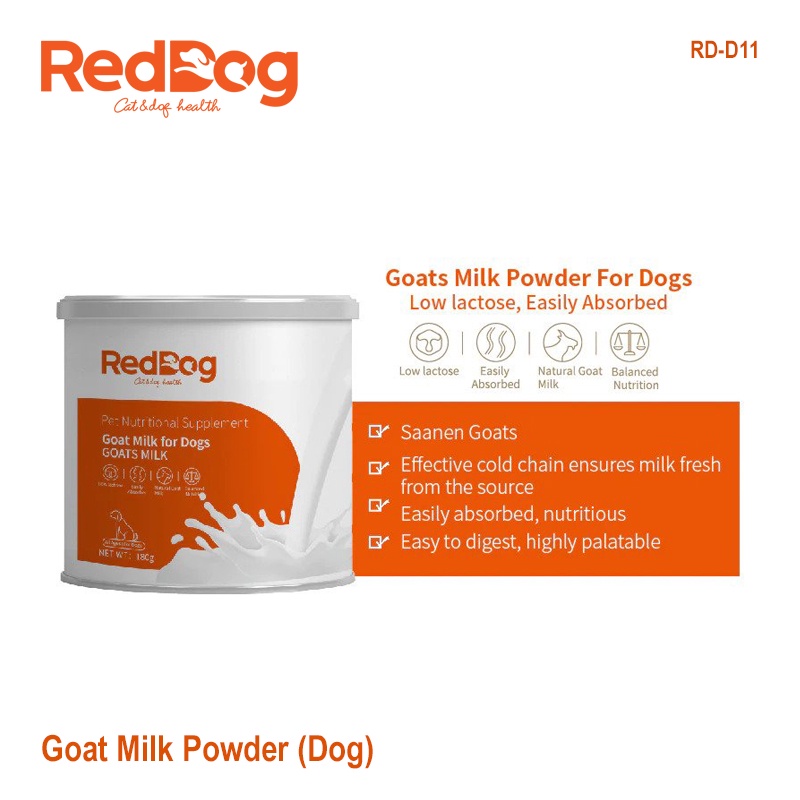 Jual Reddog Vitamin - Goat Milk Powder RD-D11 (Dog) Indonesia|Shopee ...
