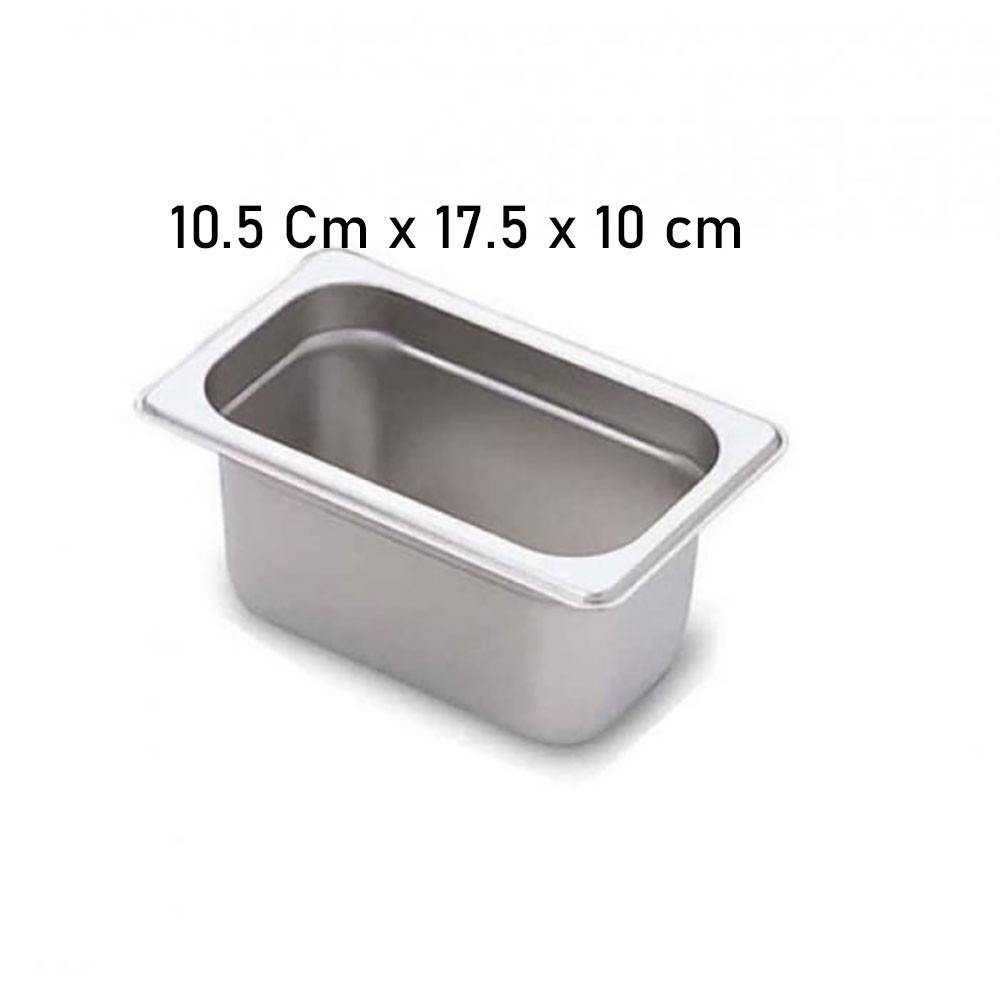 Jual Food pan prasmanan Stainless ukuran 1/9 tinggi 10 CM / Wadah ...