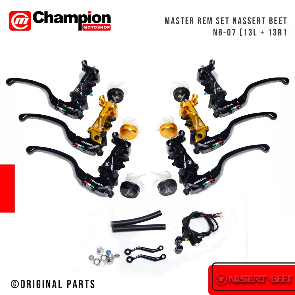 Jual Master Rem Set Nassert Beet Seri 07 Nmax Xmax Adv Tmax | Shopee ...