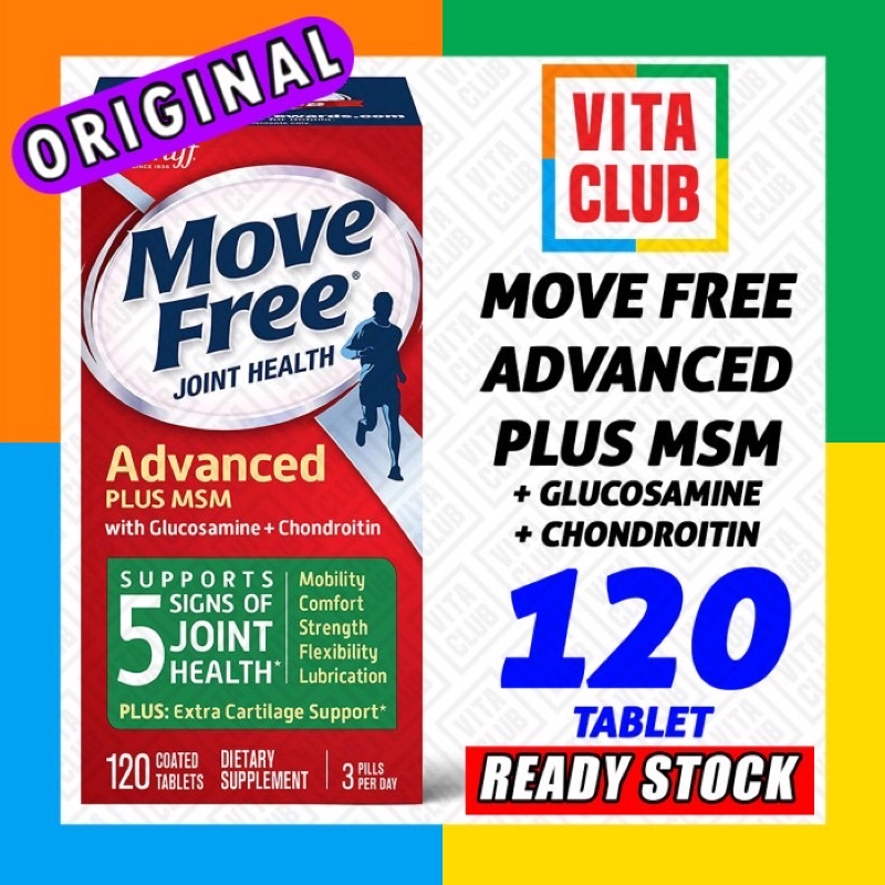 Jual Move Free Advanced 120 tablet SCHIFF - Glucosamine Chondroitin MSM ...
