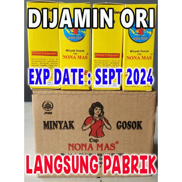 Jual MInyak Gosok Nona Mas Kemasan Botol Plastik 35 mL Harga Grosir ...