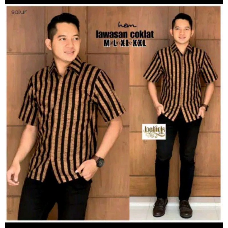 Jual BAJU KEMEJA HEM BATIK LURIK TRADISIONAL ADAT JAWA SOLO JOGJA ...
