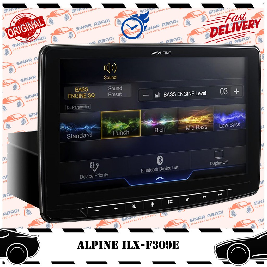 Jual HEADUNIT ALPINE ILX-F309E - 1 DIN 9 INCHI | Shopee Indonesia
