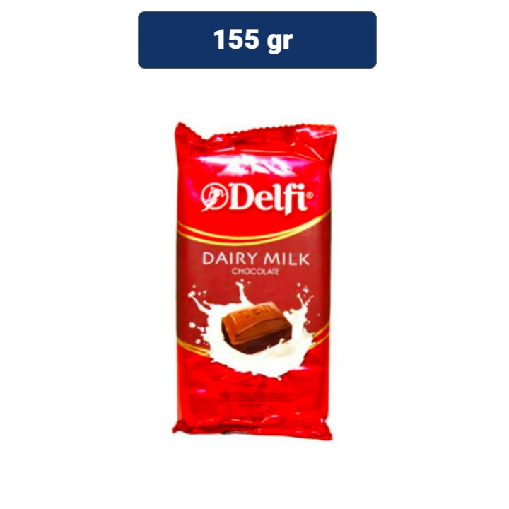 Jual Delfi Cokelat Dairy Milk Chocolate 155 gr Indonesia|Shopee Indonesia