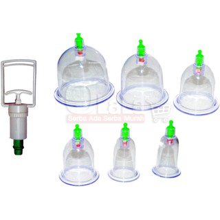 Jual Kop angin isi 6 tabung / alat bekam / kop badan / refleksi tanpa kerik BCQ-2601 Indonesia ...