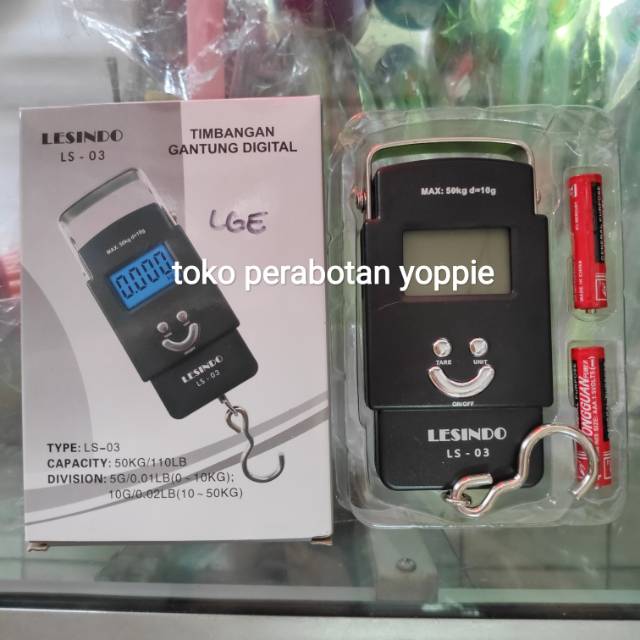 Jual Timbangan gantung digital - timbangan digital - hanging scale ...