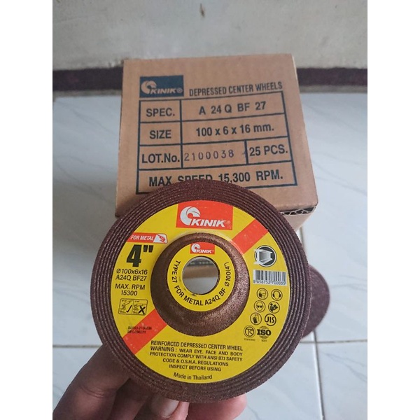 Jual batu gerinda poles kinik, batu gerinda tebal kinik | Shopee Indonesia