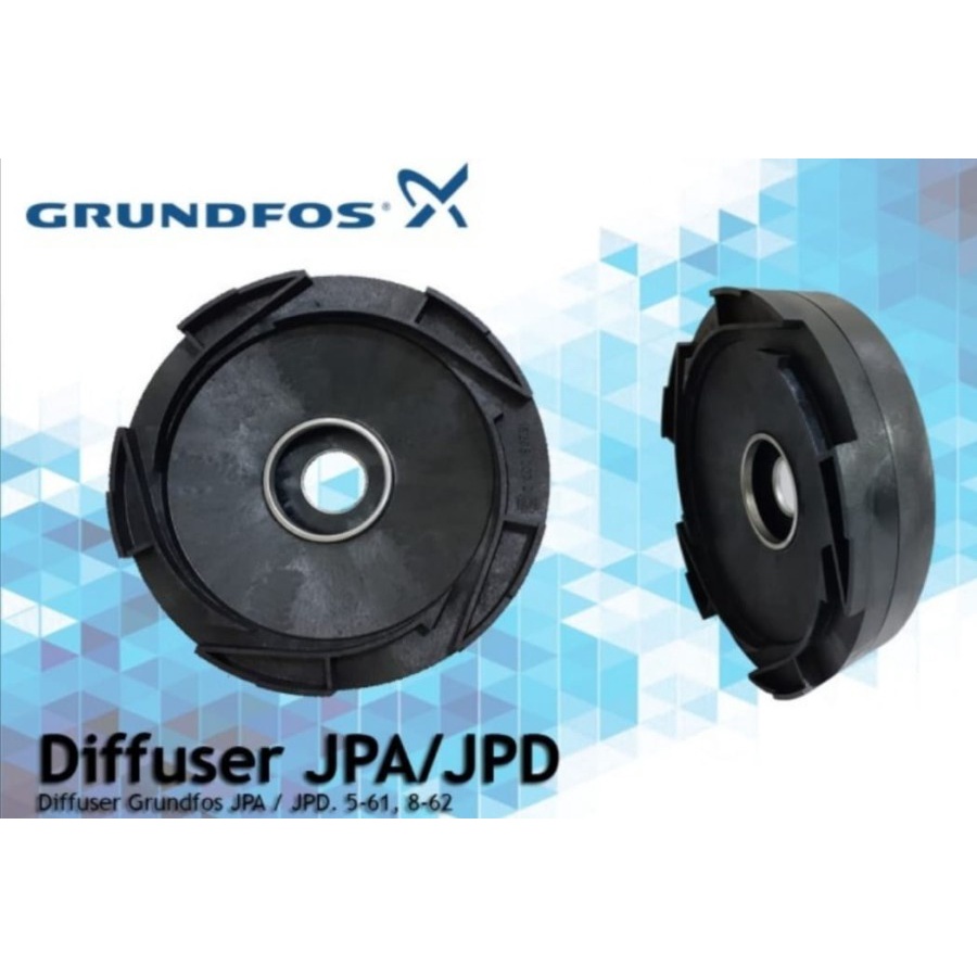 Jual Casing Cover Impeller Fan Difuser Pompa grundfos jd basic 5 ...