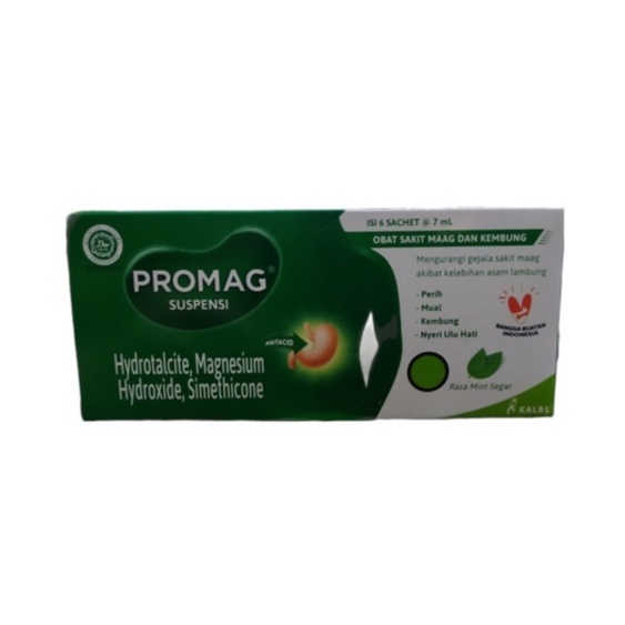 Jual Promag Suspensi cair 7 ml isi 6 sachet | Shopee Indonesia