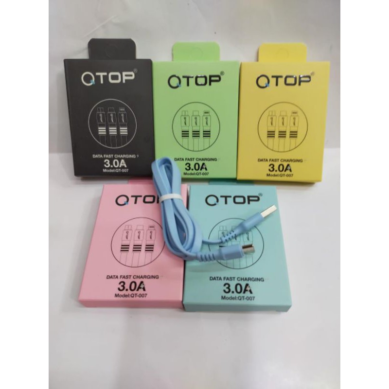 Jual Kabel Data Qtop For Type c QT-007 Kabel Charger Casan TYPE-C QT-007 | Shopee Indonesia