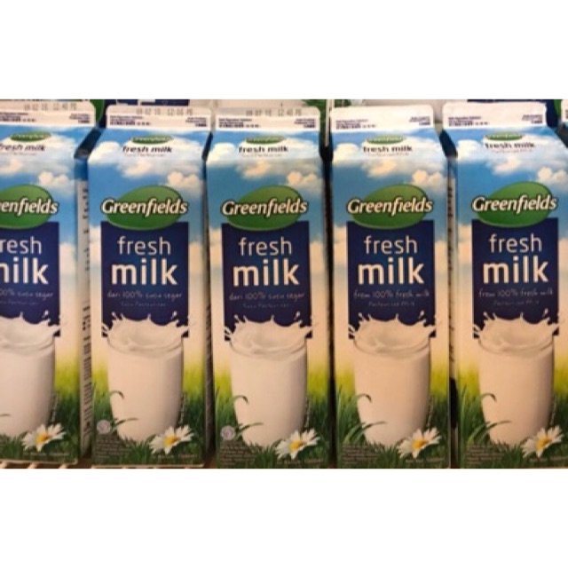 Greenfields fresh milk | Shopee Indonesia