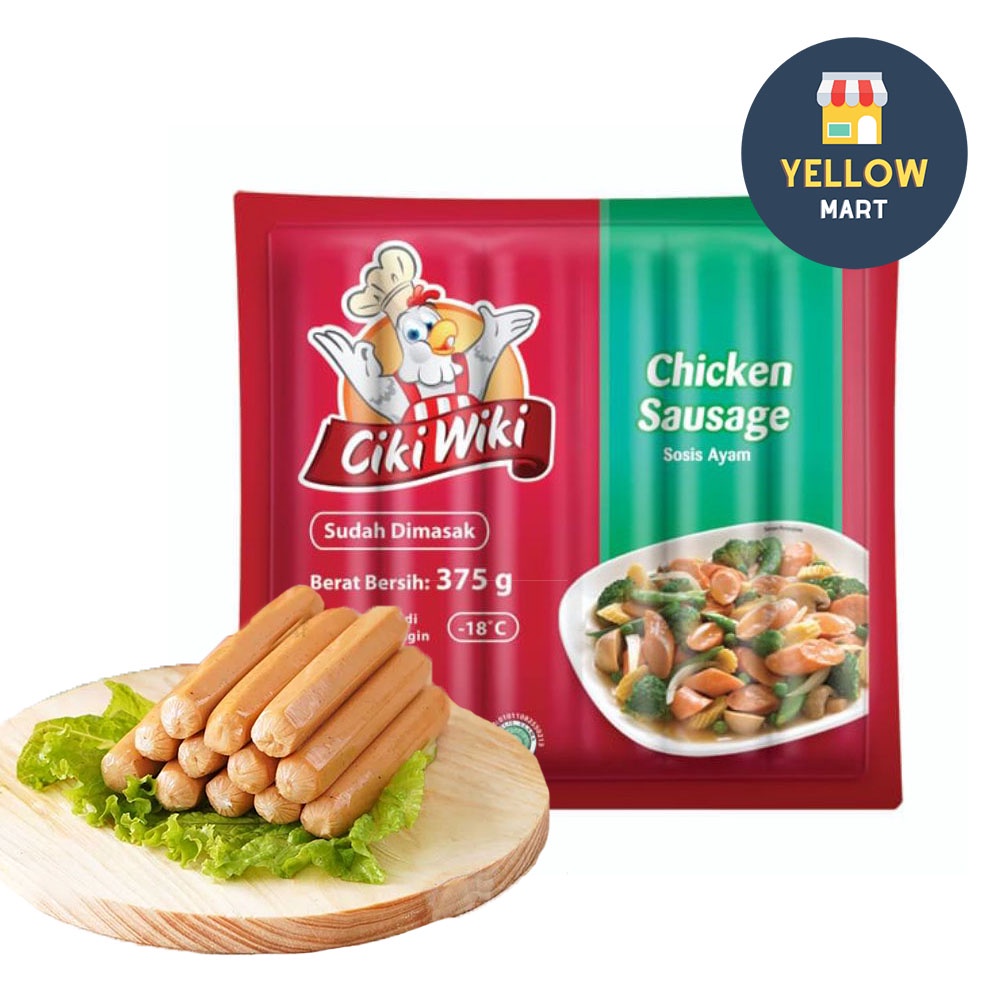 Jual Ciki Wiki Sosis Ayam Chicken Sausage Isi 15pcs 375 Gram (FROZEN ...
